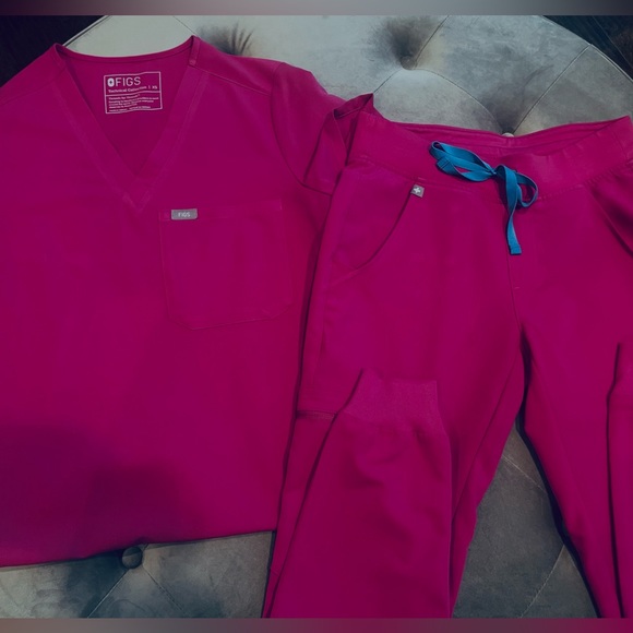 Figs | Tops | Figs Scrub Setxsxxspelectric Orchidlike New | Poshmark